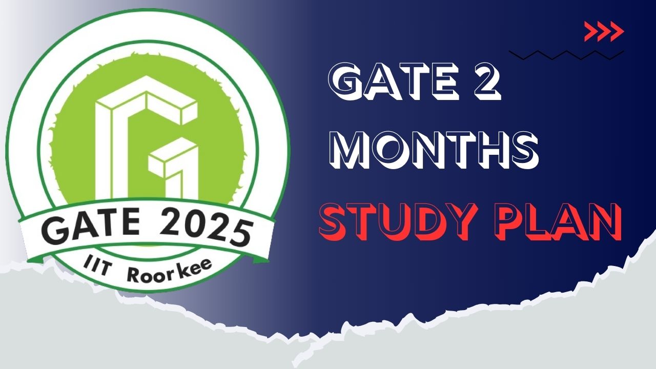 GATE 2 Months Study Plan: How to Crack GATE 2025 Within 60 Days ...