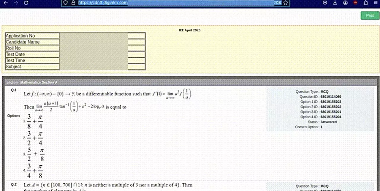 JEE Mains Response Sheet Calculator 2025 : Predict Your JEE Score with Rank - CoachingDaddy
