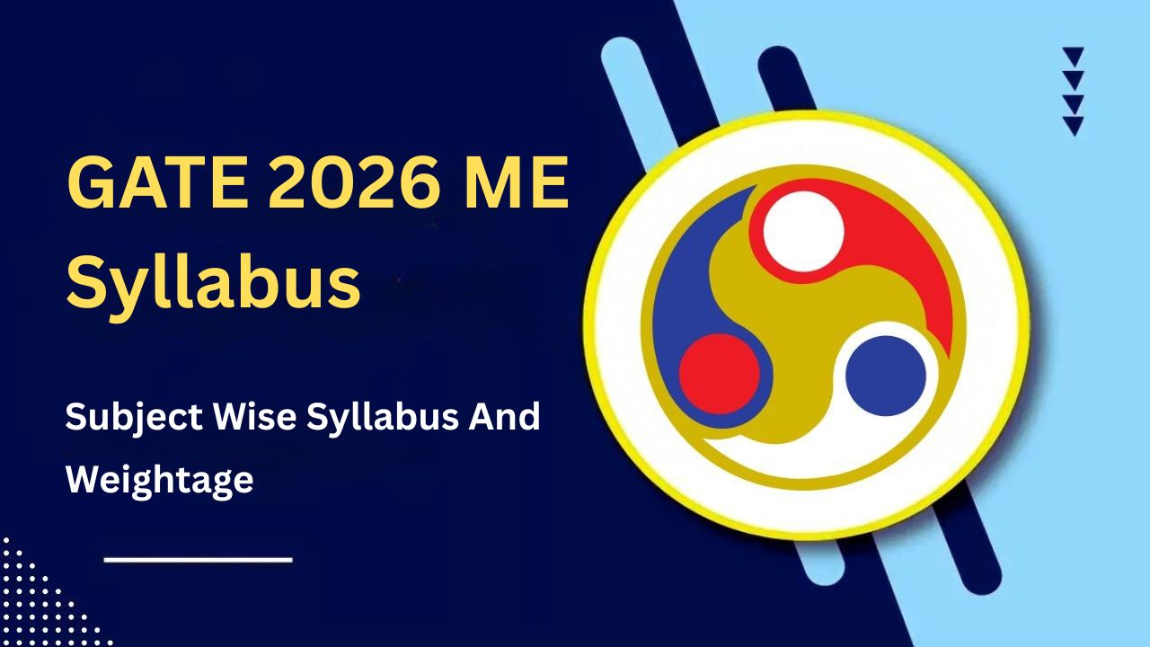 GATE 2026 ME Syllabus, Subject Wise Syllabus And Weightage - CoachingDaddy